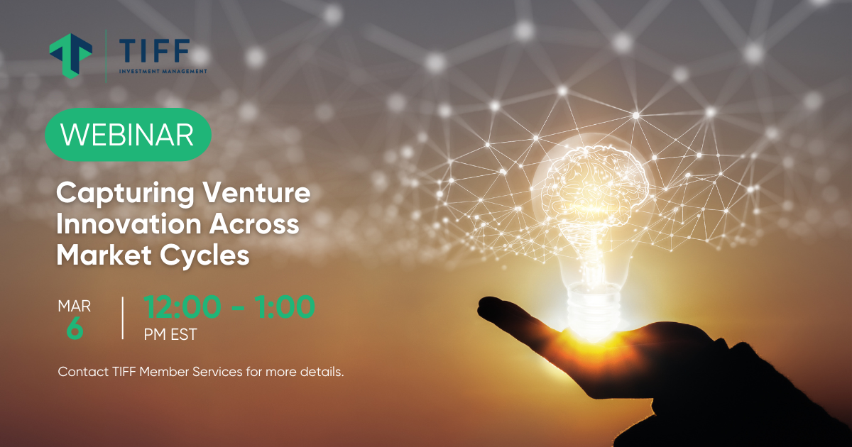 Capturing Venture Innovation Across Market Cycles - TIFF